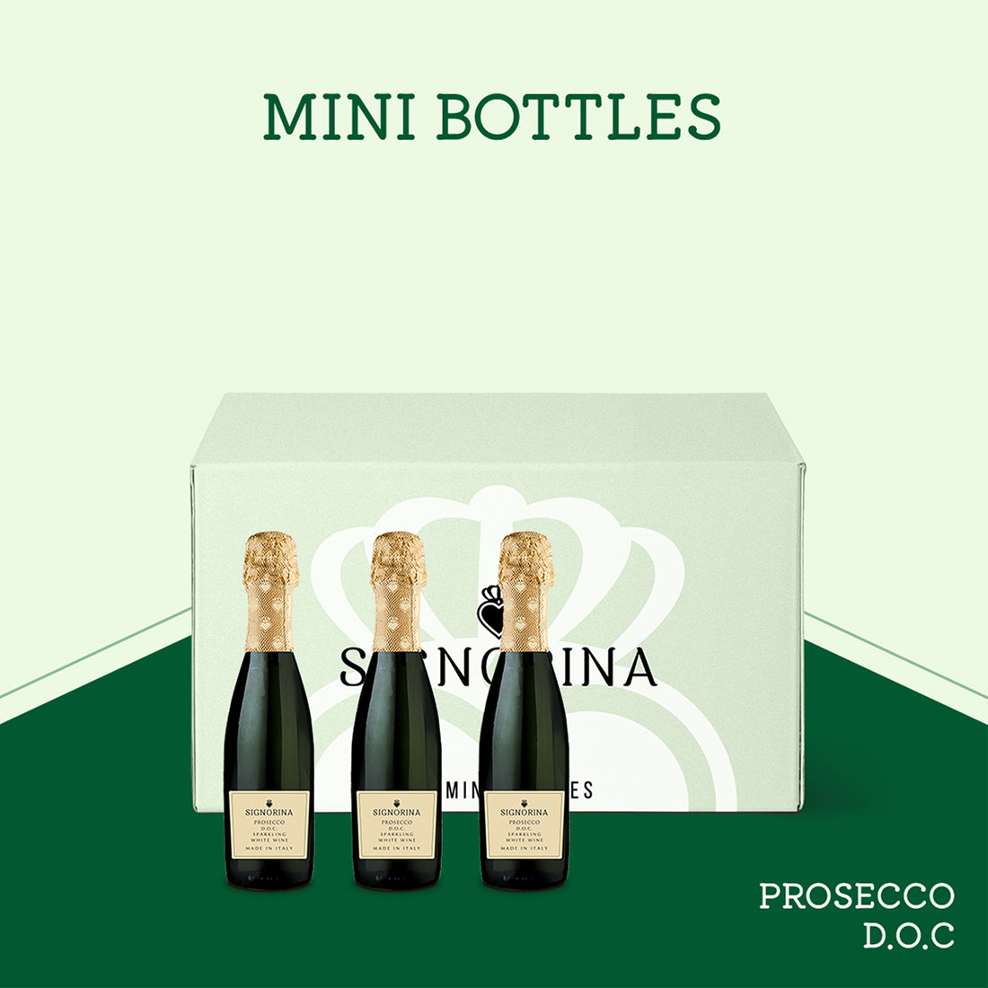 Best Mini Wine Bottles | Prosecco DOC | Miniatures | Signorina ...
