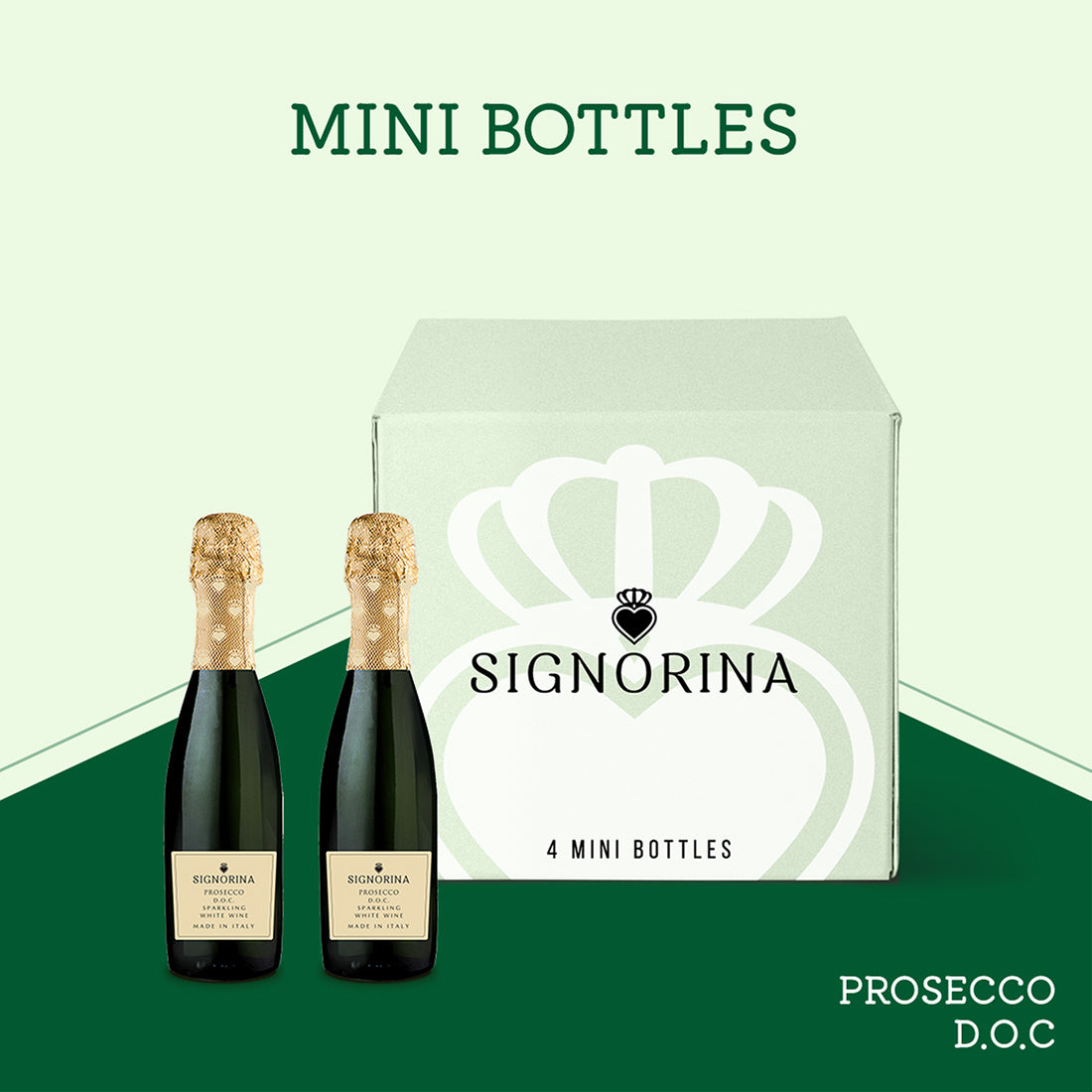 Best Mini Wine Bottles | Prosecco DOC | Miniatures | Signorina ...